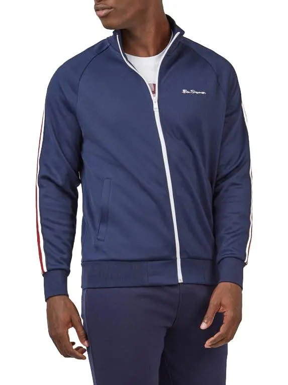 Ben Sherman House Taped Track Jacket - Marine