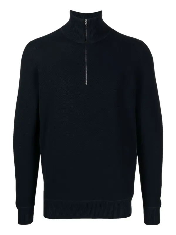 Pringle Of Scotland Half-zip Jumper - Blue
