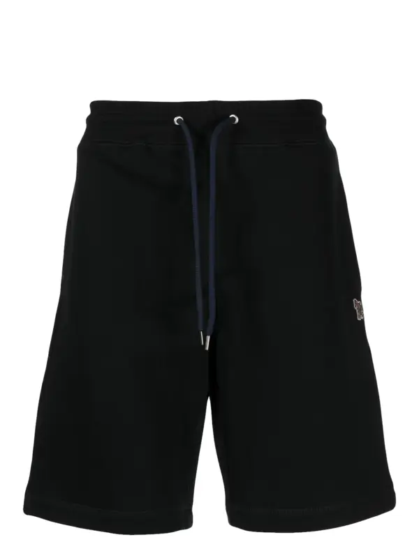 Paul Smith Zebra-patch Track Shorts - Black