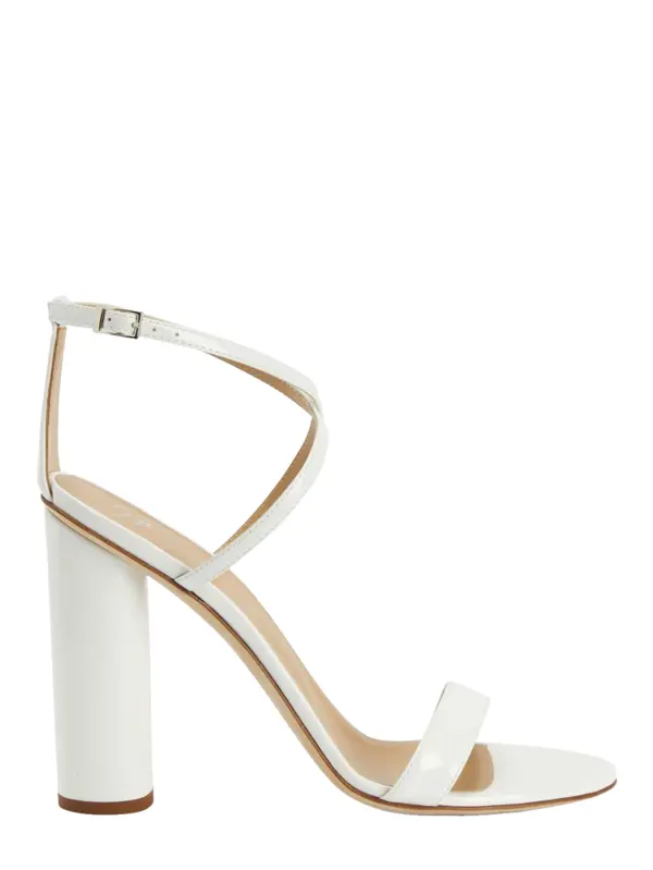 GIUSEPPE ZANOTTI 110mm Tara Block-heel Sandals - White