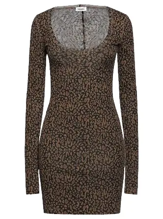 Nanushka Mini Dress - Brown