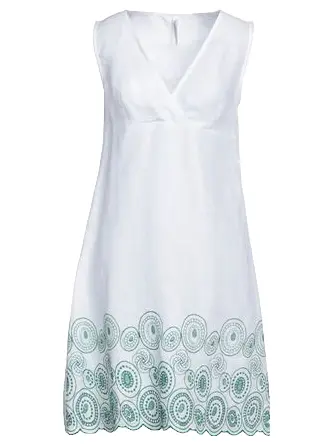 LFDL LA FABBRICA DEL LINO Linen Mini Dress - White