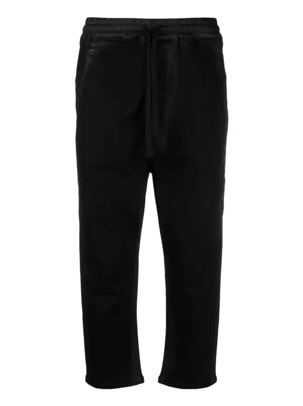 THOM KROM Cropped Denim Jeans - Black