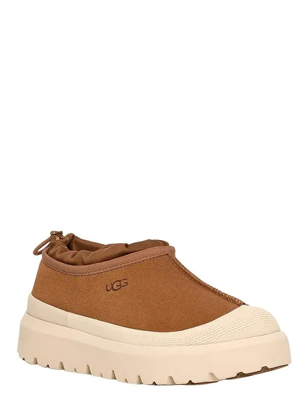 UGG Tasman Weather Hybrid Slip On Clogs - Chestnut/whitecap