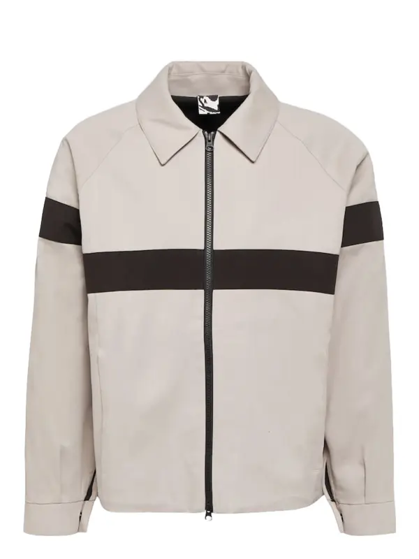 GR10K Cotton Zip-up Jacket - White