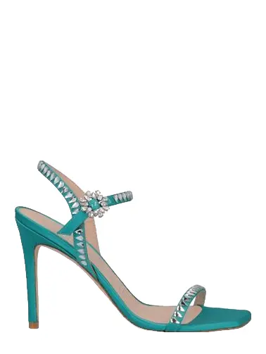 STUART WEITZMAN Embellished Stiletto Sandals - Blue