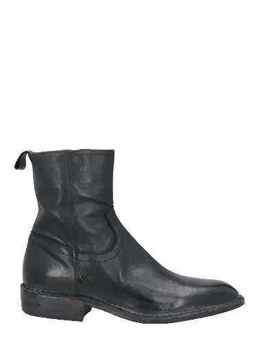 Moma Ankle Boots In Leather - Black