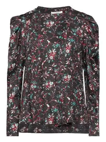 MARANT ETOILE Shirt Charcoal Silk - Grey