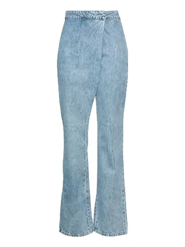 MVP WARDROBE Maria Vittoria Paolillo Mvp High-waisted Boot-cut Jeans - Blue