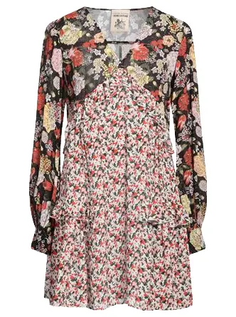 SEMICOUTURE Viscose Mini Dress - Black