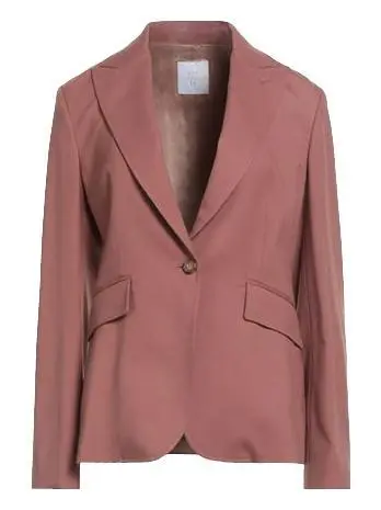 Eleventy Blazer In Wool And Elastane - Pink
