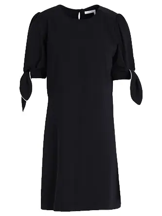 See By Chloé Mini Trapeze Dress - Blue