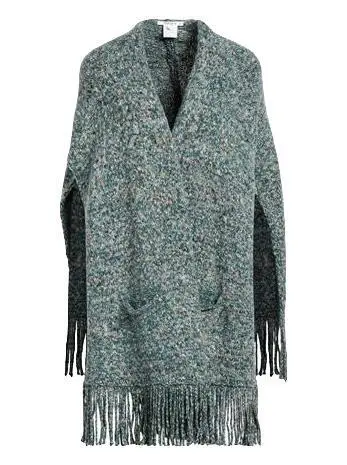 KANGRA Knitted Cape - Green