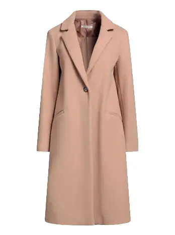 BIANCOGHIACCIO Single-breasted Felt Coat - Beige