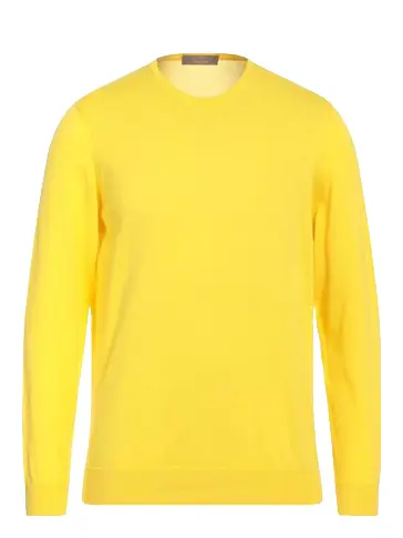 CRUCIANI Cotton Sweater - Yellow