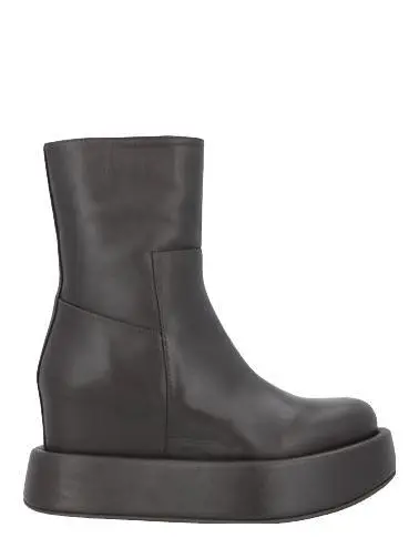 Paloma Berceló Leather Ankle Boots - Brown
