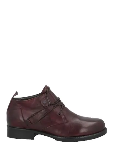 IXOS Lace-up Leather Shoes - Red