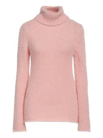 ATTIC AND BARN Turtleneck Knit Top - Pink
