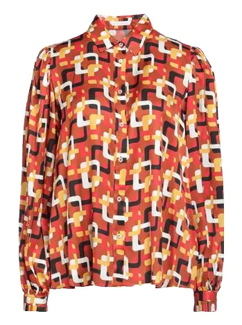 ROBERT FRIEDMAN Geometric-print Shirt - Red