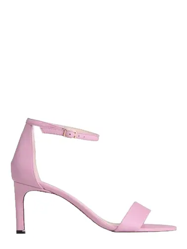 Hugo Boss Leather Stiletto Sandals - Pink