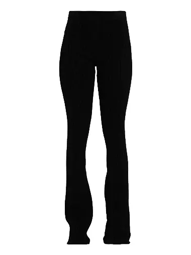 ANDREĀDAMO Flared Knit Pants - Black