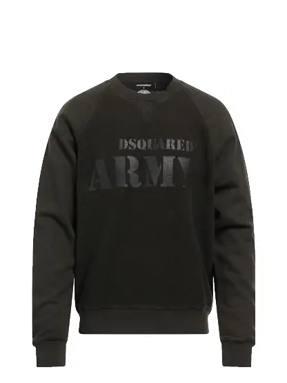 Dsquared2 Cotton Terry Sweatshirt With Logo - Green
