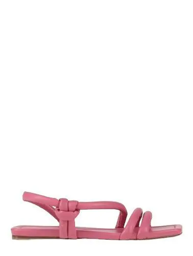 BALDININI Leather Sandals - Magenta