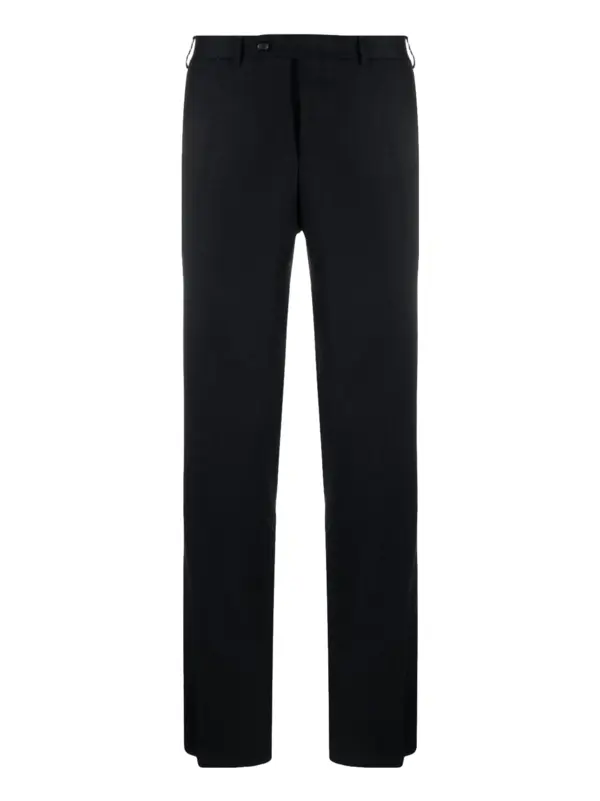 Canali Straight-leg Tailored Trousers - Blue