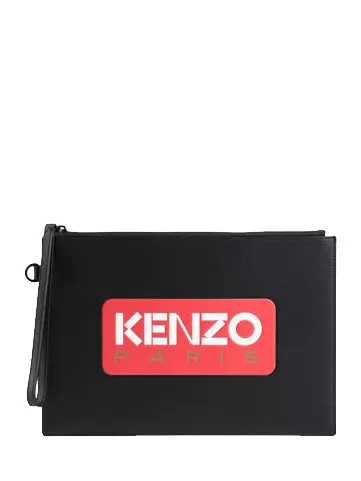 Kenzo Leather Wristlet - Black