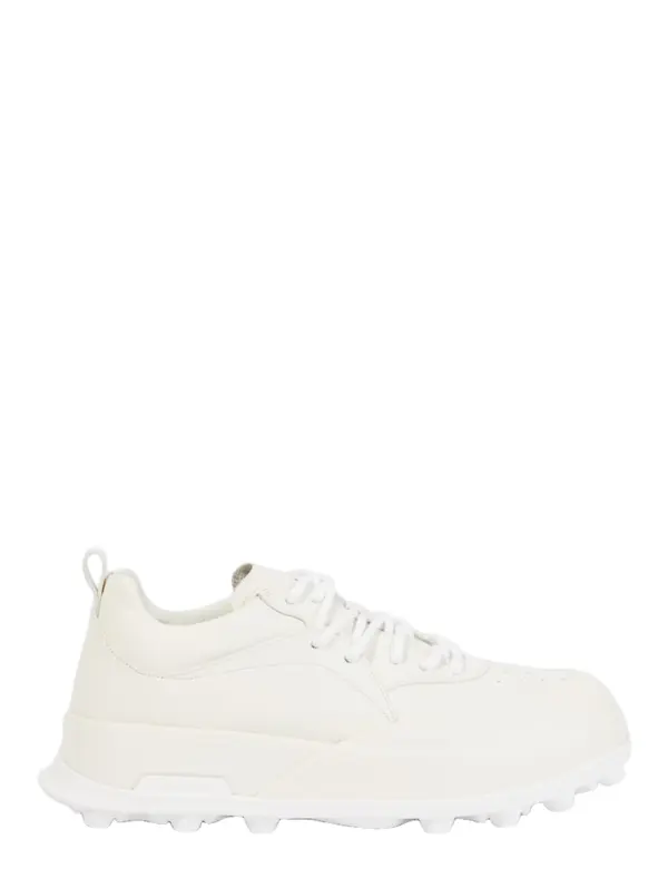 JIL SANDER Semanado Leather Sneakers - White