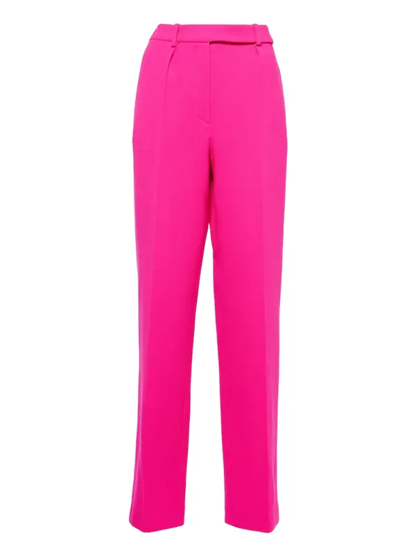 Alexandre Vauthier Wool Wide-leg Pants - Pink