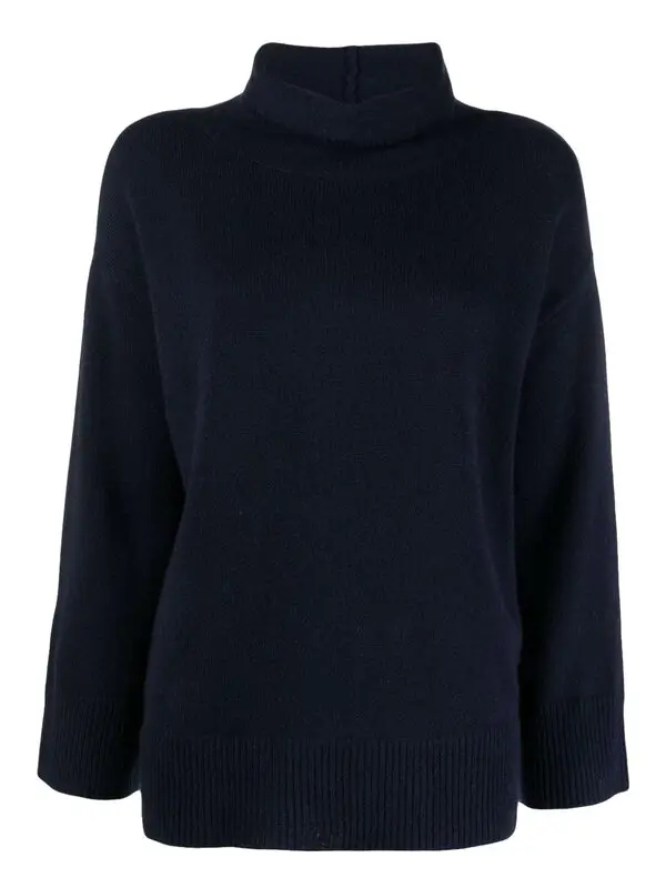Aspesi Roll-neck Cashmere Jumper - Blue