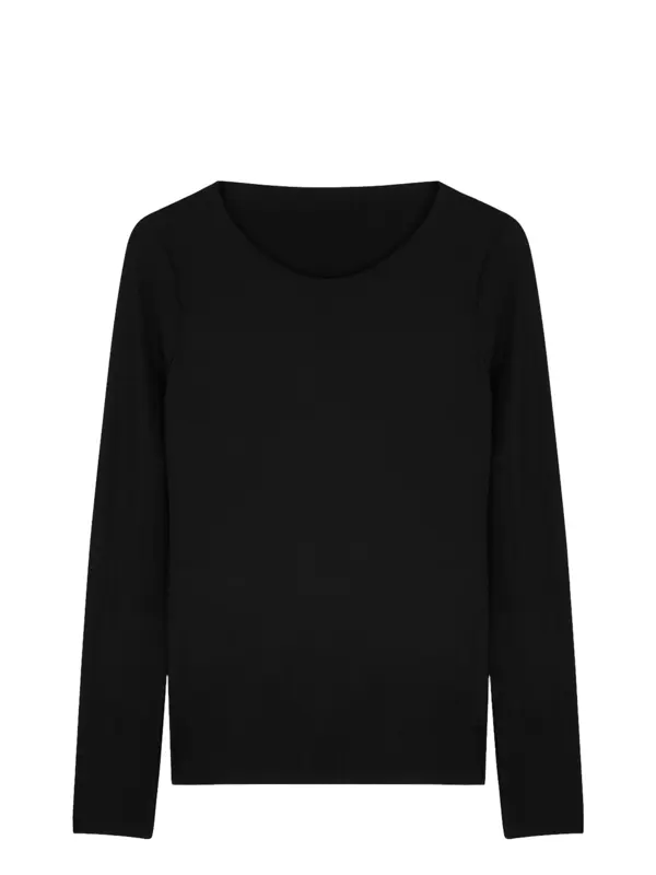 Wolford Aurora Pure Jersey Top - Black