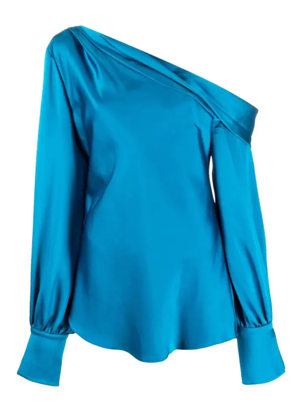 Simkhai Alice Satin Top - Blue