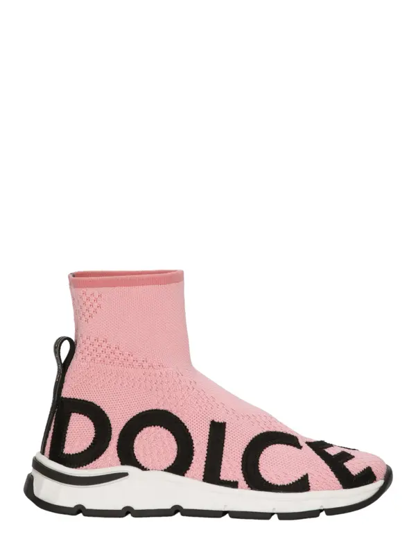 Dolce & Gabbana Sorrento 2.0 High-top Sneakers - Pink