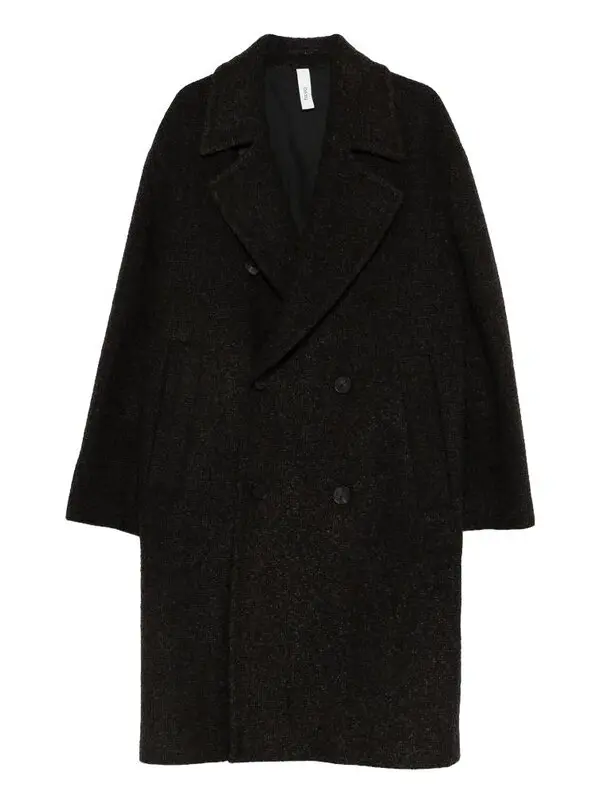 HEVO Double-breasted Coat - Brown