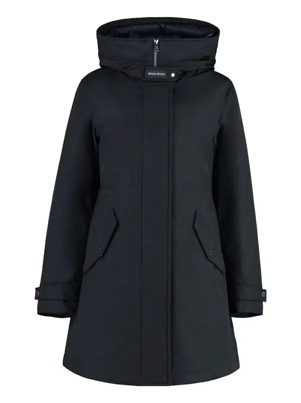 Woolrich Hooded Parka - Blue