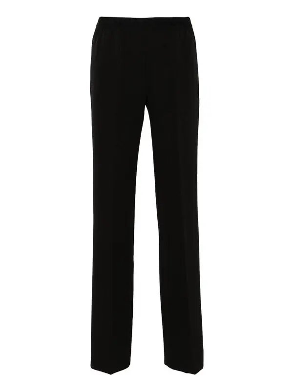 ERMANNO FIRENZE Slim Fit Trousers - Black