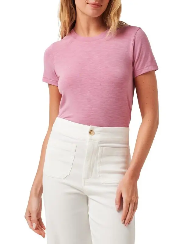 Travis Mathew Cloud Crewneck T-shirt - Foxglove