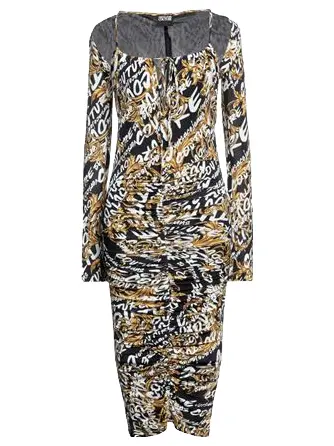 Versace Midi Dress - Black