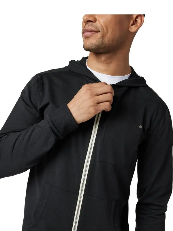 Vuori Coronado Hoodie - Black Heather