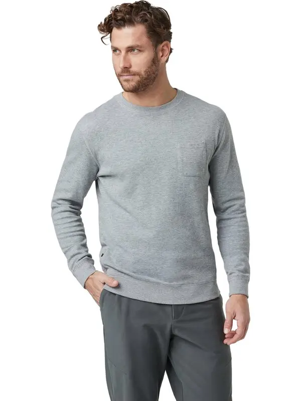 Vuori Jeffrey Pullover - Heather Grey