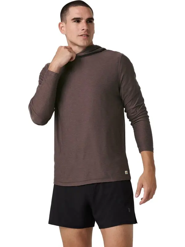 Vuori Strato Tech Hoodie - Huckleberry Heather