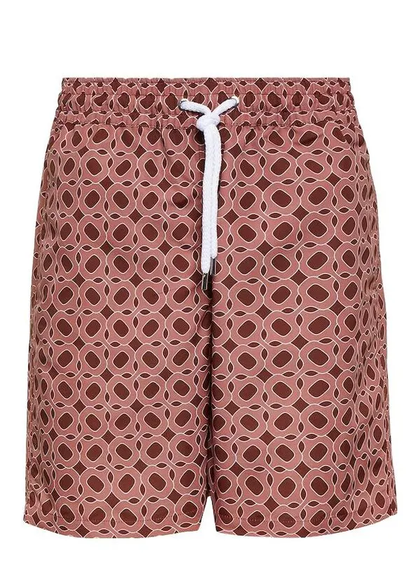 Frescobol Carioca Ipanema Printed Swim Trunks - Blue