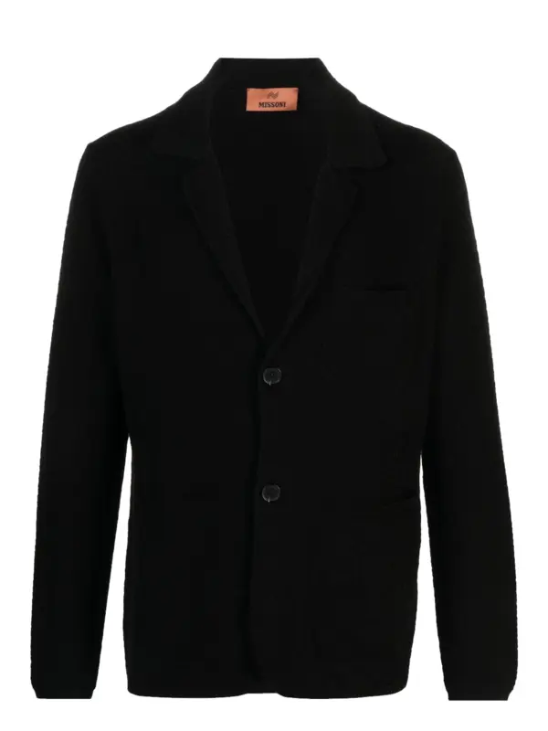 Missoni Zig-zag Weave Jacket - Black