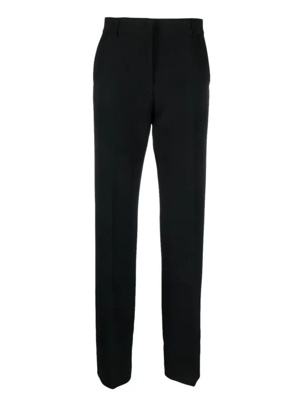 MSGM Tailored Straight-leg Trousers - Black