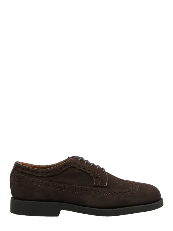 SEBAGO Canton Suede Derby Shoes - Brown