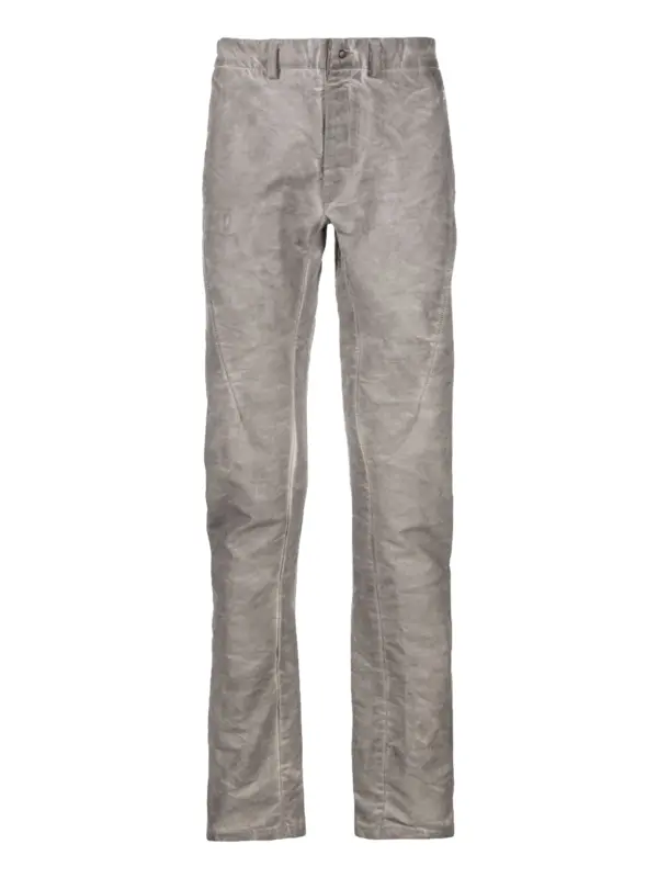 ISAAC SELLAM EXPERIENCE Logo-plaque Trousers - Grey