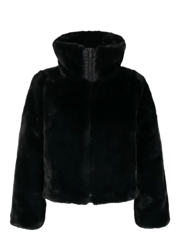SAVE THE DUCK Reversible Faux-leather Jacket - Black