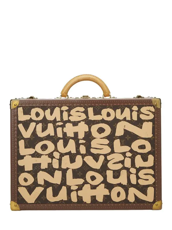 LOUIS VUITTON Stephen Sprouse Monogram Graffiti Trunk - Brown